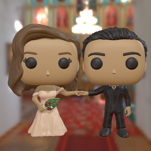 Wedding pop figures | Beachweddingtips.com