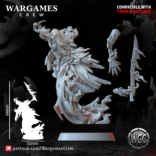 ♟ The Shroud Banshee・ 3D File for 3D printing・Cults