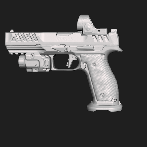 🩻 Walther PDP Match Full Size 5" SF W / SRO & Streamlight TLR 8 Real ...