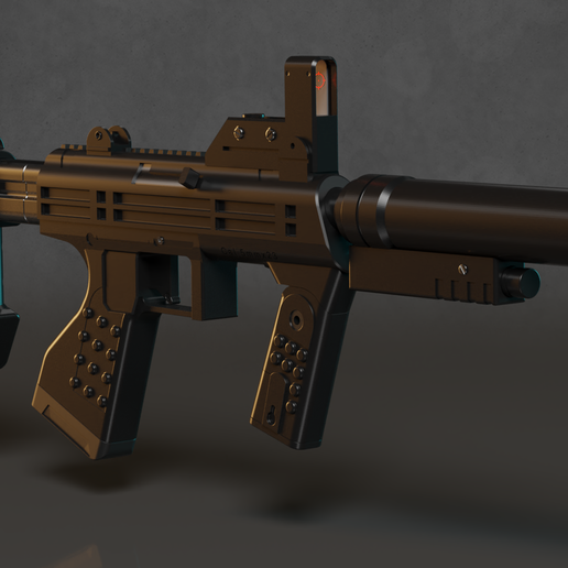 STL file M7S SMG - Halo 3 ODST - 3D Files 😇 ・3D printer model to ...