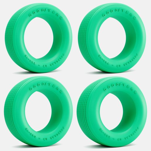🚗 1/24 Scale, Goodyear Polyglas Tire, 5 Pack・ STL File for 3D printing ...