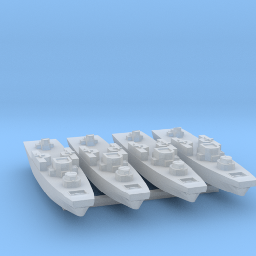 STL file Fairmile H class LCL-L2 1:1200 WW2 ♟ ・3D printer model to ...