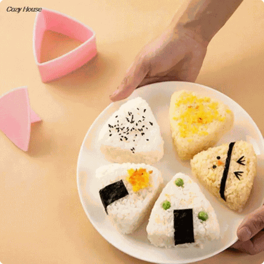 🍣 Onigiri Sushi Mold V1・Free STL File for 3D printing・Cults