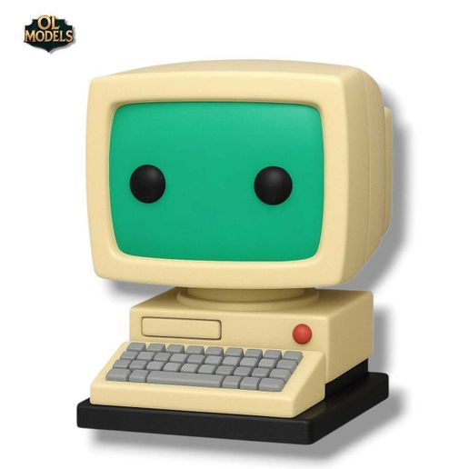 🖥️ The Computer Chibi Figure Courage the Cowardly Dog 3D Model・ STL ...