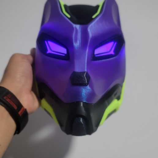 🦊 Evo Fox - cosplay sci-fi mask - digital stl file for 3D-printing・3D ...