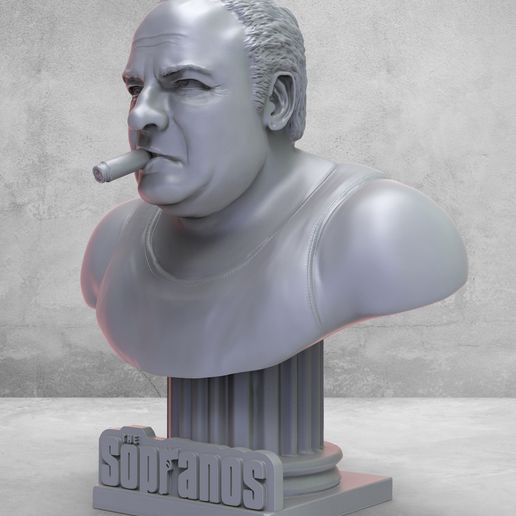 👾 Tony Soprano・ STL File for 3D printing・Cults