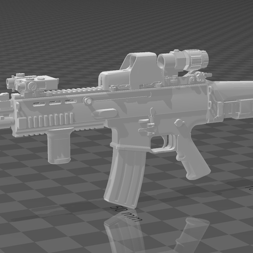 🎲 FN Scar MK16 custom・ STL File for 3D printing・Cults