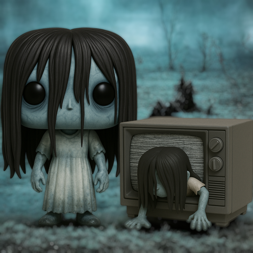 👧 Samara Morgan Funko Pop – Horror Girl Crawling Out of TV (The Ring ...