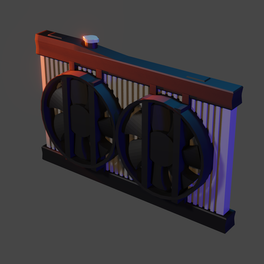 Free STL file Radiator with additional cooling HOTWHEELS 🧸 ・Design to ...