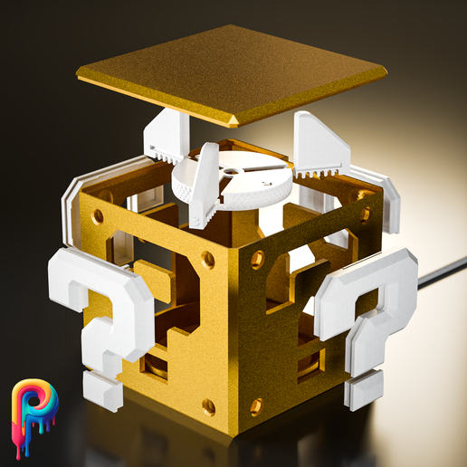 ⬆️ Mario Power Up Lamp with Versatile Bulb Fixture by Polymeria・ 3MF ...