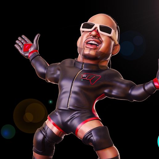 🎉 WWE MVP・ STL File for 3D printing・Cults