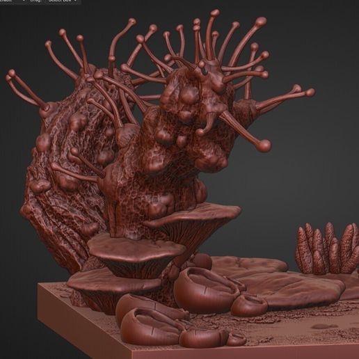 🌆 Scarlet Rot Garden・Free STL File for 3D printing・Cults