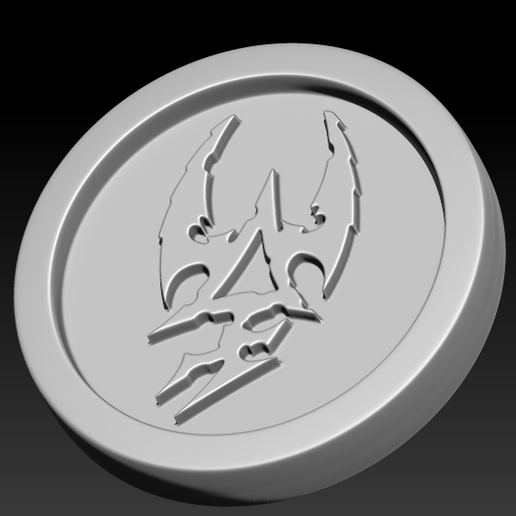 🛰 10th edition Battle shock token dark elves in space・ STL File for ・Cults