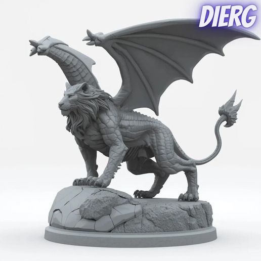 👹 Scorpicore STL Model Fantasy 3D Print Creature Mythical Monster ...