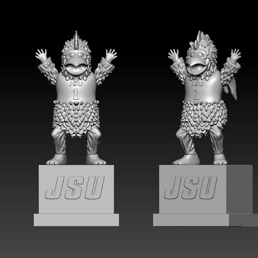 3D file NCAA - Cocky - Jacksonville State University - 3d print 🏛️ ・3D ...