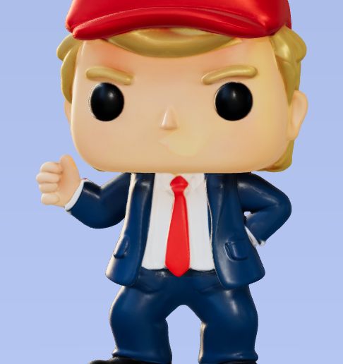 🇺🇸 Funko Donald Trump・ STL File for 3D printing・Cults