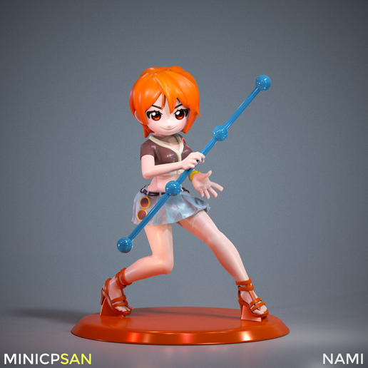 👩 Mini Nami Enies Lobby Outfit 02 - Figura Anime One Piece - Impresión ...