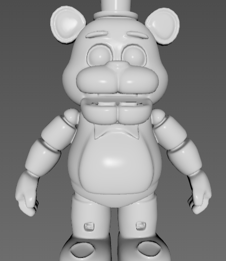 Free OBJ file Freddy model to print made by AI 100% 💯 ・3D printing idea ...