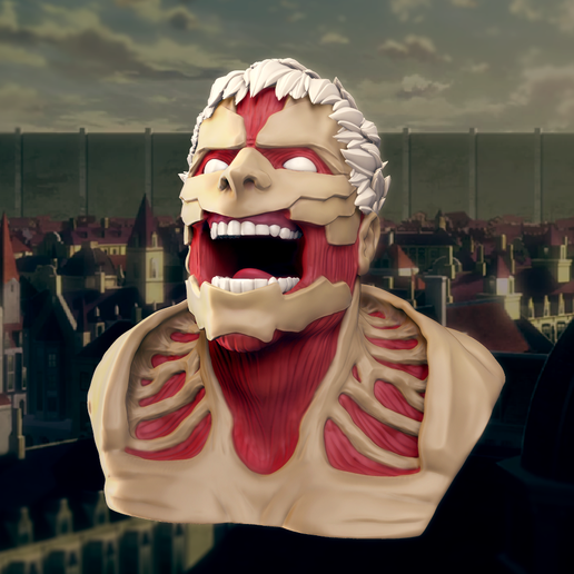 🦸 Armored Titan・ STL File for ・Cults