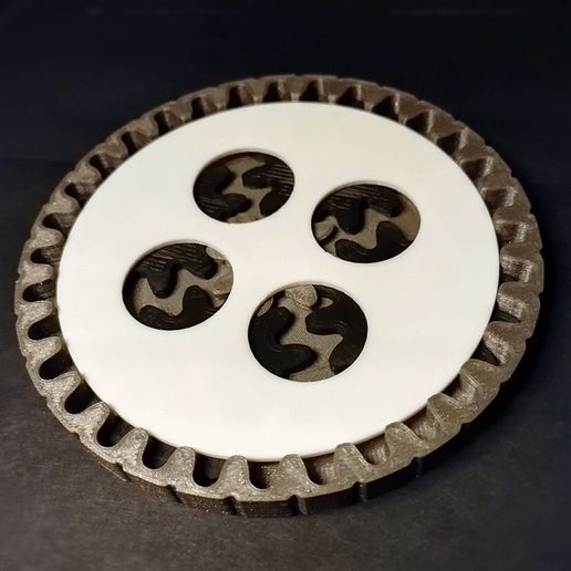 ⚙️ Planetary Gear Coaster・Free 3D File for ・Cults