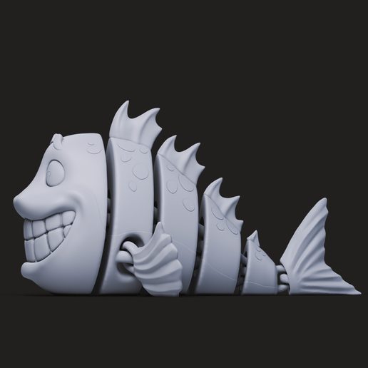 🐠 Flexi Fish・ STL File for 3D printing・Cults