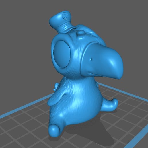 STL file cute raven 🐦 ・3D printable model to download・Cults