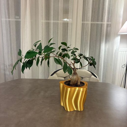 💐 Flower Pot Design Luxe (STL file)・ STL File for 3D printing・Cults