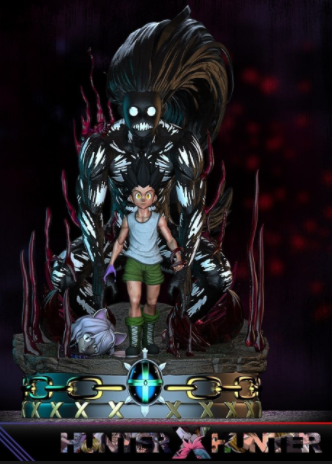 🏹 HUNTER X HUNTER ENRAGED GON DIORAMA・Free OBJ File for ・Cults