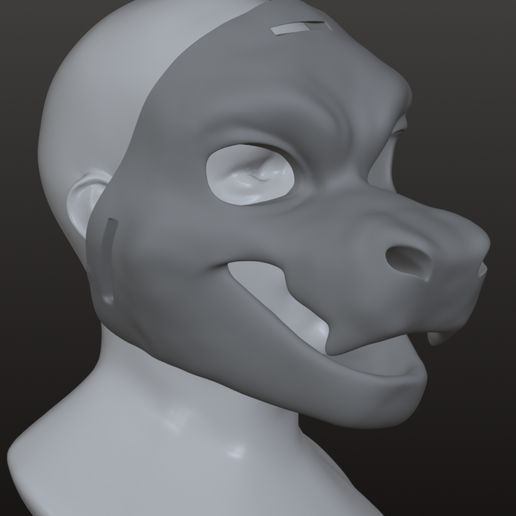 🐉 DRAGON TPU HEAD BASE 3D STL FILE TO PRINT SEMIREALISTIC FURSUIT MASK ...