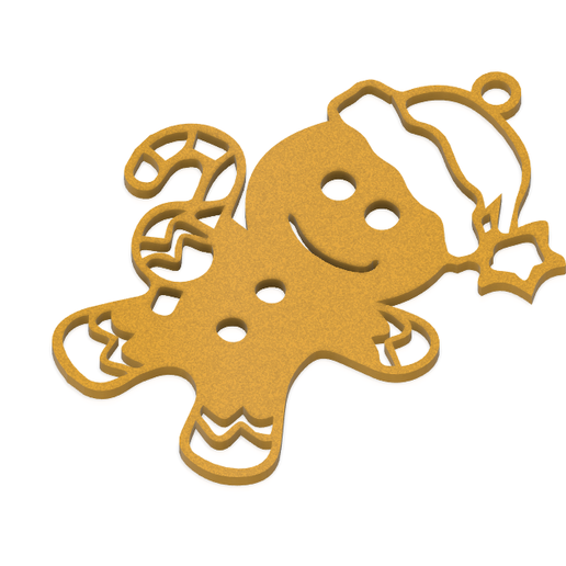 STL file Christmas: Gingerbread Man I Pack 🎄 (3MF and STEP)・3D print ...