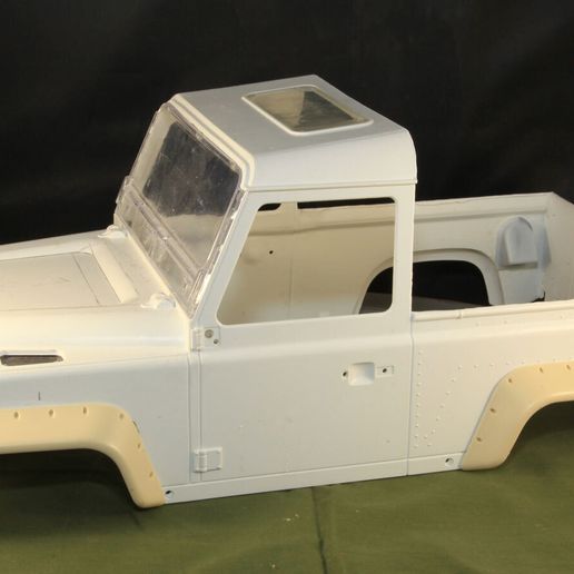 STL file 1/10 Team Raffee Gelande Land Rover Defender D-90 D-110 Wheel ...