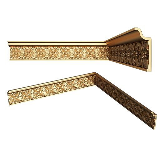 3D file Cornice Decoration Molding 050 90 Degree 🪞 ・Model to download ...
