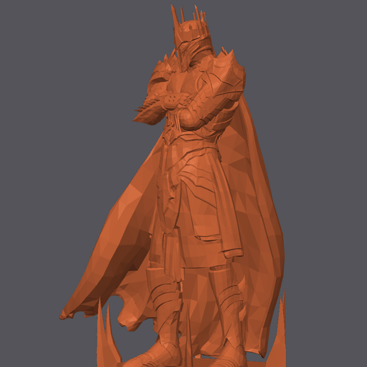 🗿 Sauron Statue [RESIN] 2 Versions・ STL File for 3D printing・Cults
