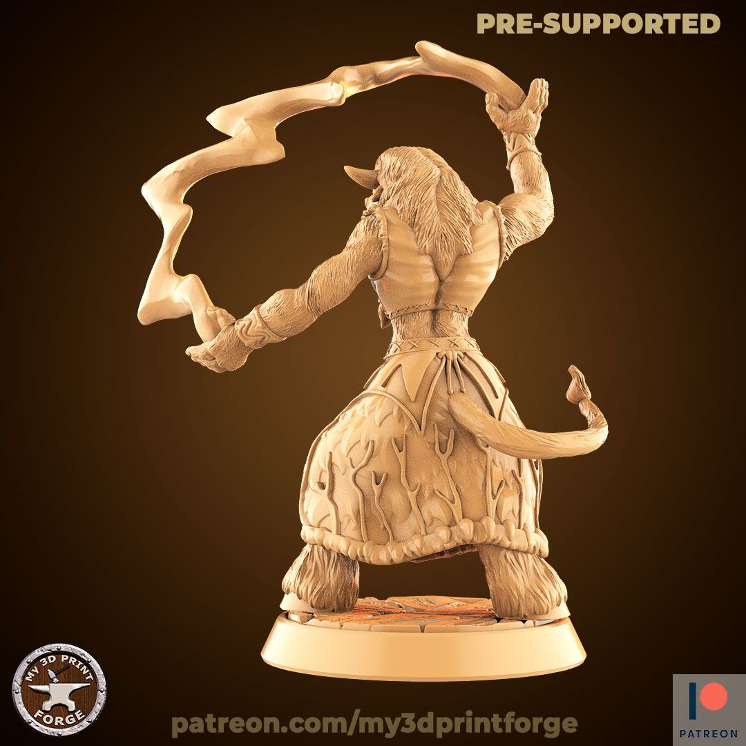 Download file Minotaur Female Casting lightning spell • 3D print ... Download file Minotaur Female Casting lightning spell • 3D print ...
