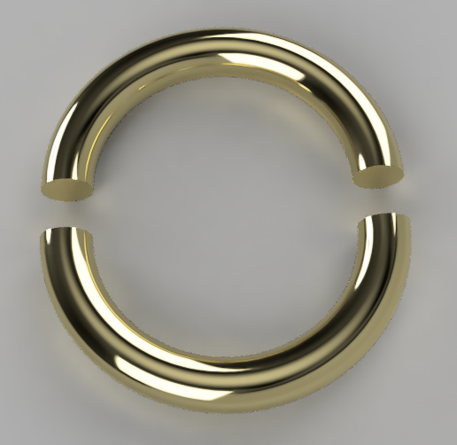 🦔 Sonic the Hedgehog Golden Ring・ STL File for ・Cults