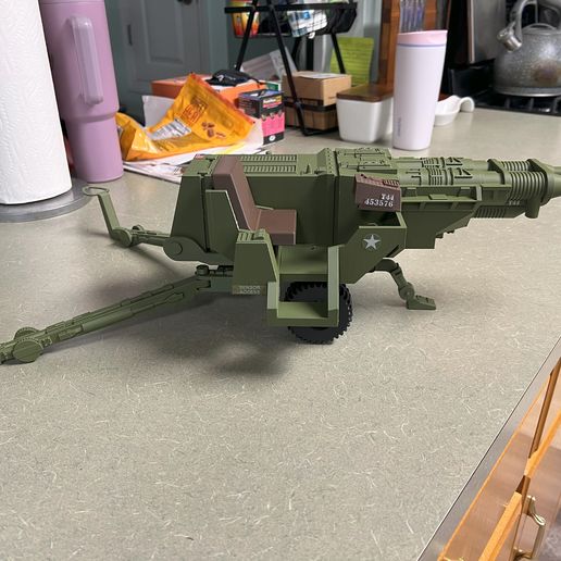 🧨 GI Joe Classified Scale H.A.L. (Heavy Artillery Laser) Cannon・ 3D ...