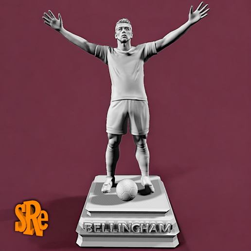 STL file Jude Bellingham - Futbolista Profesional Ingles 👾 (3MF)・3D ...