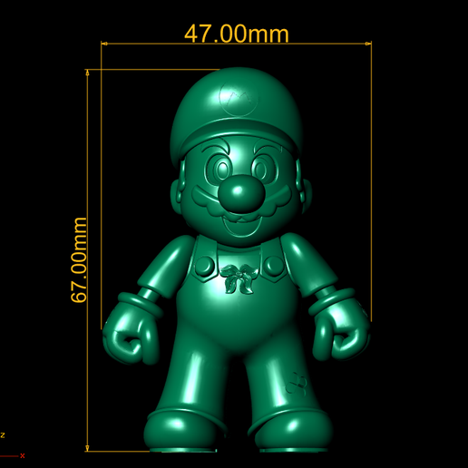 STL file MARIO TOY 3D PRINTABLE MODEL 🐉 (OBJ)・3D printer design to ...