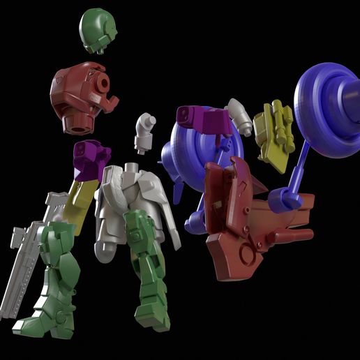 🌀 Robotech Veritech Cyclone Mospeda Printable・ 3D File for 3D printing ...