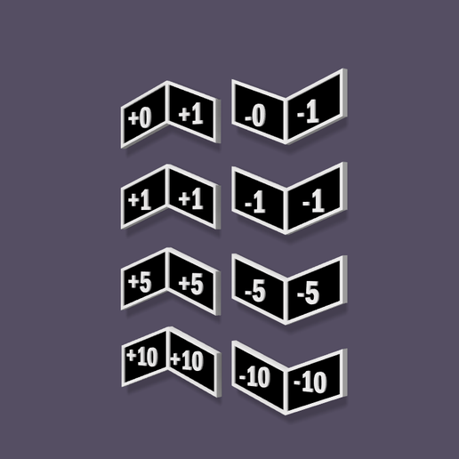 🪄 MAGIC THE GATHERING - COUNTERS TOKEN // COUNTERS MARKER・ STL File for ...