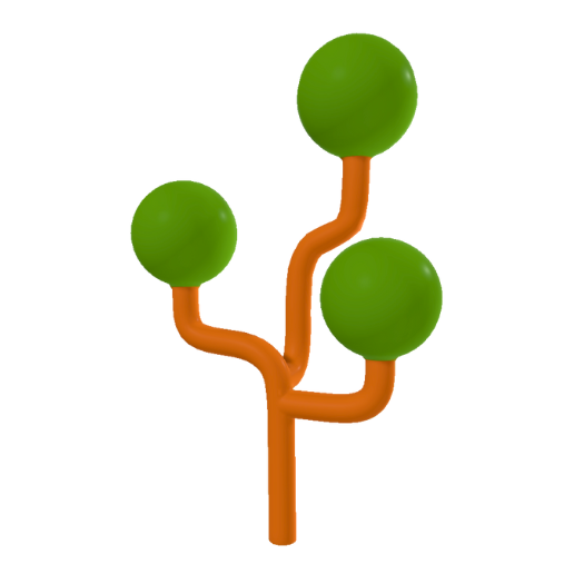 STL file Three Branch Tree 🌳 ・3D printing design to download・Cults