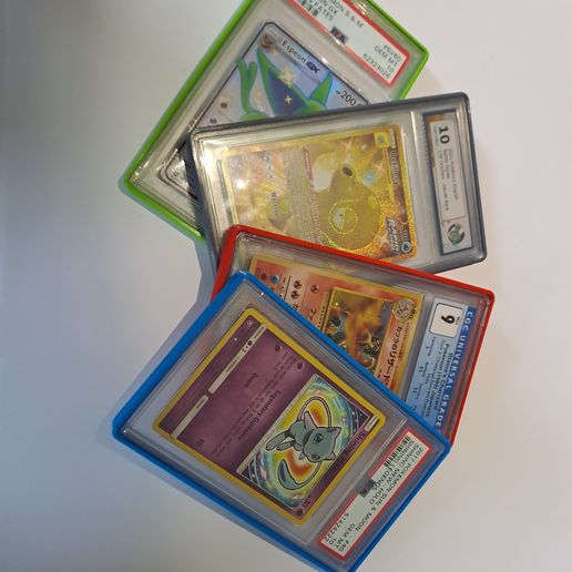 💂 TCG Grading Protection bumper Guard PSA, RAUK, CGC.・ STL File for 3D ...