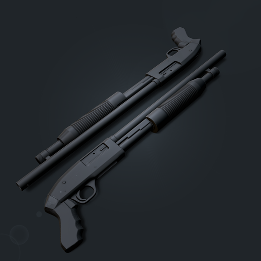 🔫 Mossberg 500 for printing・ STL File for 3D printing and CNC machining ...