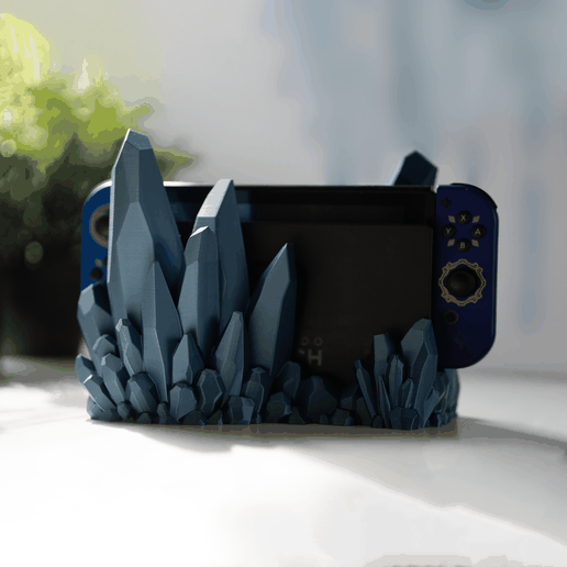 🔮 Nintendo Switch Crystal Shard Dock Frame - Classic / OLED・ STL File ...