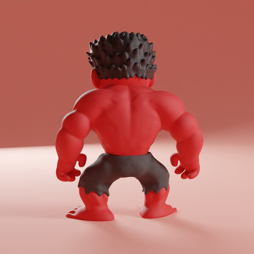 STL file Red Hulk mini 🐉 ・3D print model to download・Cults