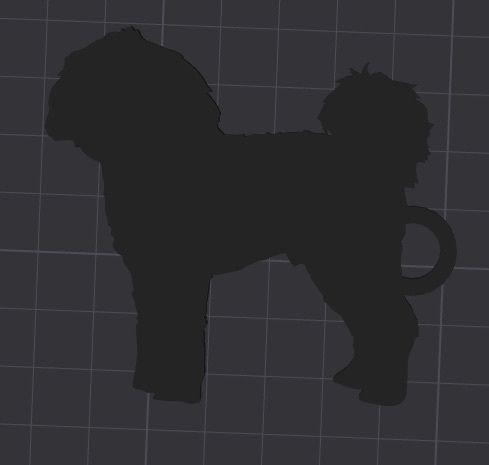 STL file Cavapoo Keyring 🗝️ ・3D printable model to download・Cults