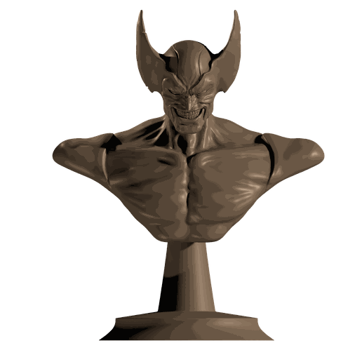 👤 Wolverine Bust・Free STL File for 3D printing・Cults