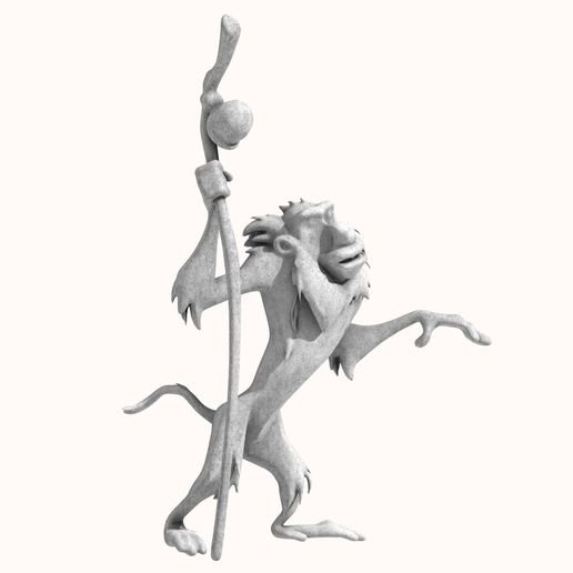 🐾 Rafiki・ STL File for 3D printing・Cults