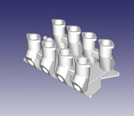 👽 Boss 429-600 intake collection・ STL File for 3D printing・Cults