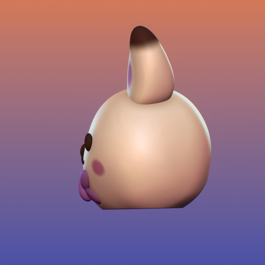 ️‍🔥 Bun Bun – Fan‑Made 3D Print from Love and Deepspace・ OBJ File for ...